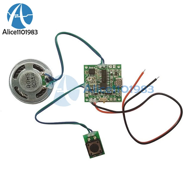 DIY 8MB SOUND Recorder Module Voice MP3 Music Player With 8ohms ...