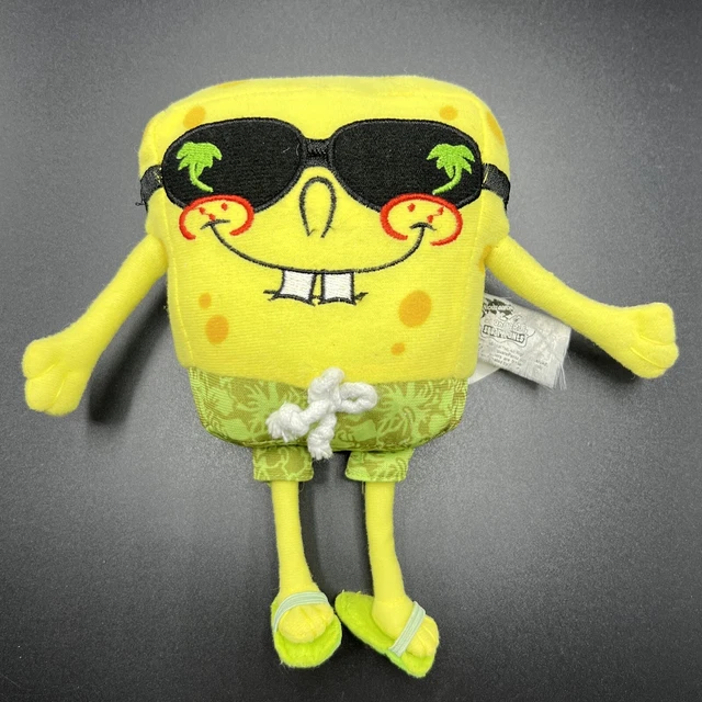 SPONGEBOB SQUAREPANTS NANCO Nickelodeon Plush Beach Scene Stuffed ...