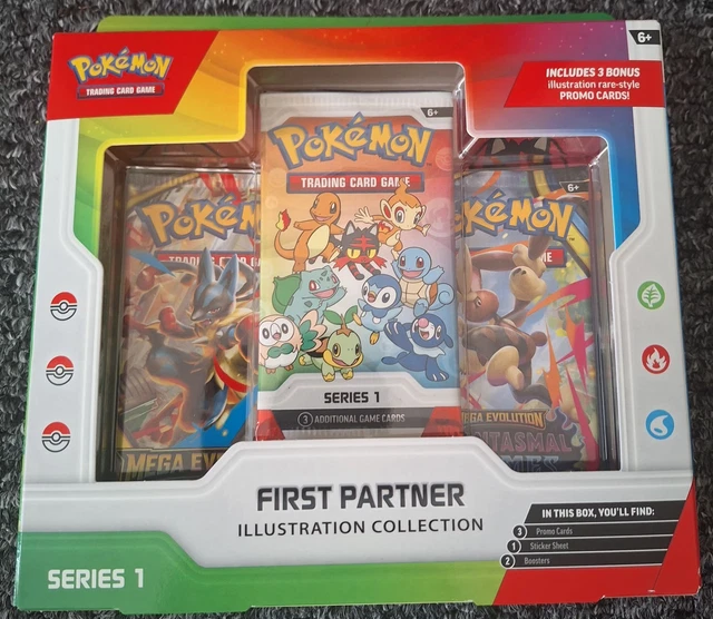 POKÉMON TCG FIRST Partner Illustration Collection Series 1 Box 3 ...