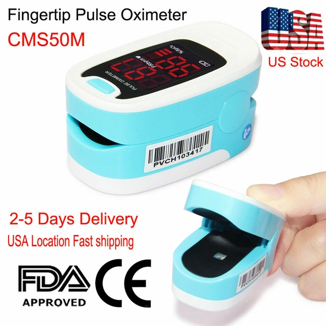LED FINGER TIP Pulse Oximeter Blood Oxygen meter SpO2 Heart Rate ...