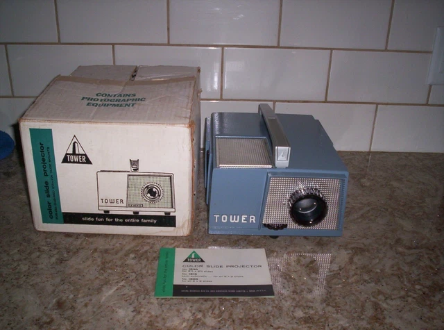 VINTAGE SEARS TOWER Color Slide Projector No. 1830 In Box £33.68 ...