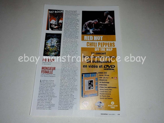RED HOT CHILI Peppers Off The Map ad clipping France EUR 2,50 - PicClick FR