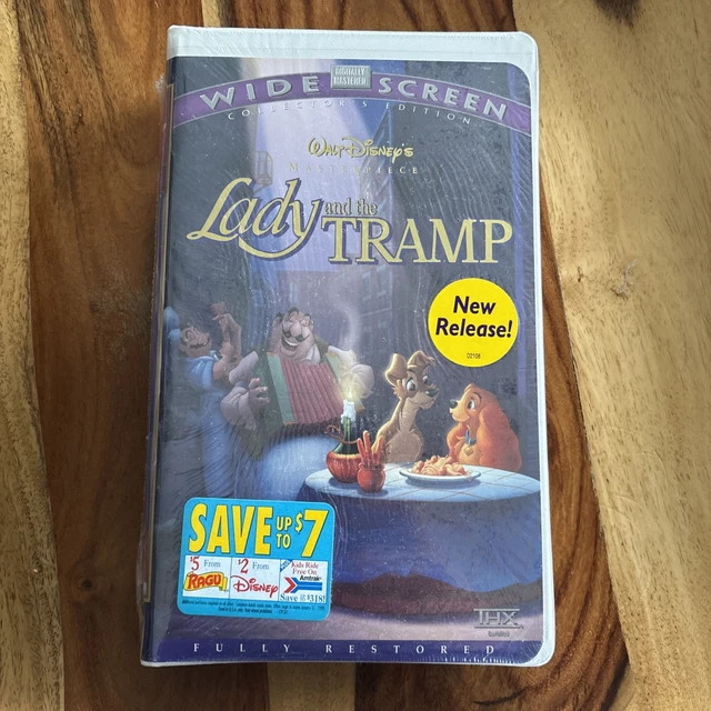 WIDE SCREEN COLLECTOR'S Edition Walt Disney's Masterpiece Lady And The ...
