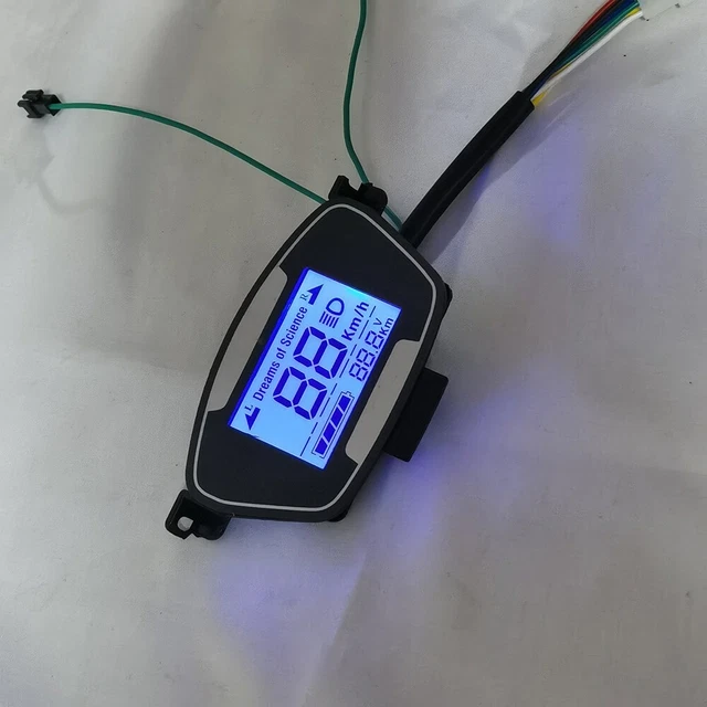 EBIKE LCD DISPLAY Screen Turn Signals Headlight Positive/Negative ...