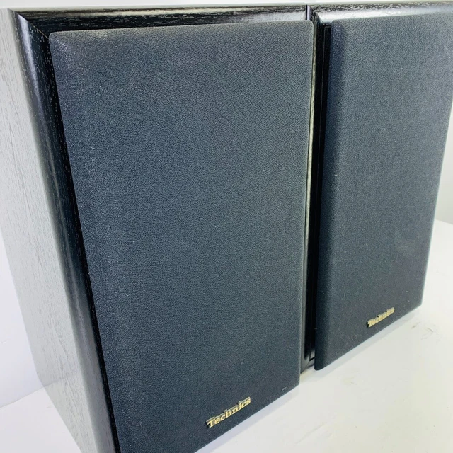 TECHNICS SB-CS50 HIFI Home Audio 120W Bookshelf Speakers Pair Black inc ...