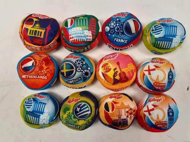 VINTAGE KELLOGG'S COLLECTABLE Hacky Sacks - Various Countries - Good ...