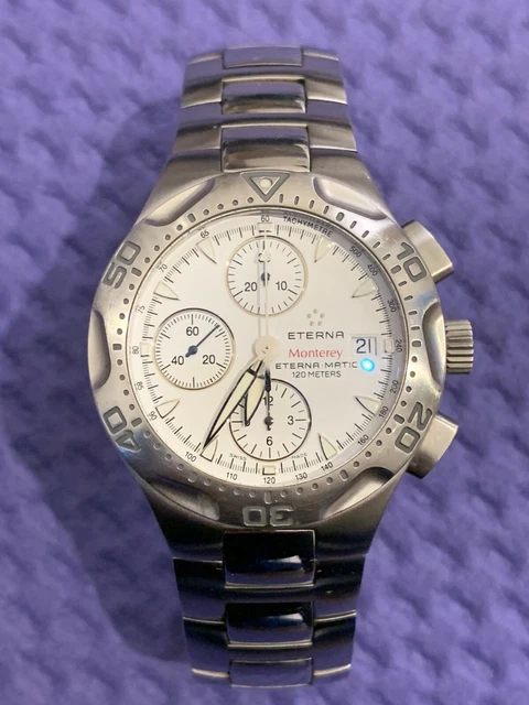 ETERNA MONTEREY ETERNA-MATIC Automatic Chronograph Divers Watch 120m ...