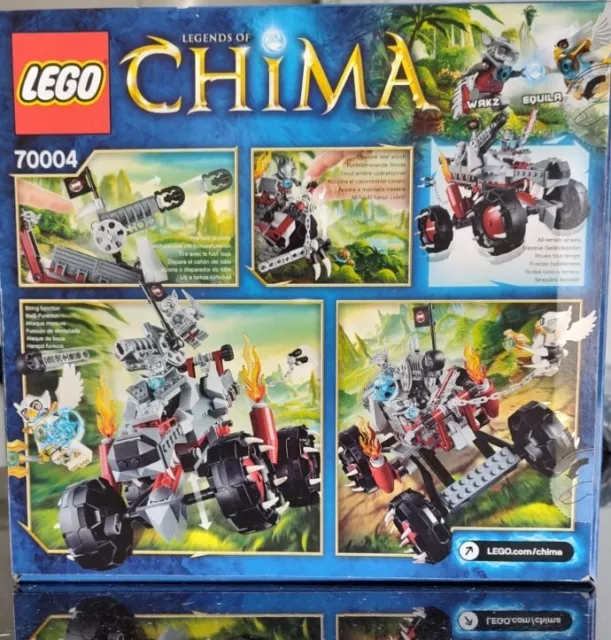 LEGO 70004 LEGENDS OF CHIMA Wakz' Pack Tracker *NEUF SCELLÉ* EUR 52,68 ...