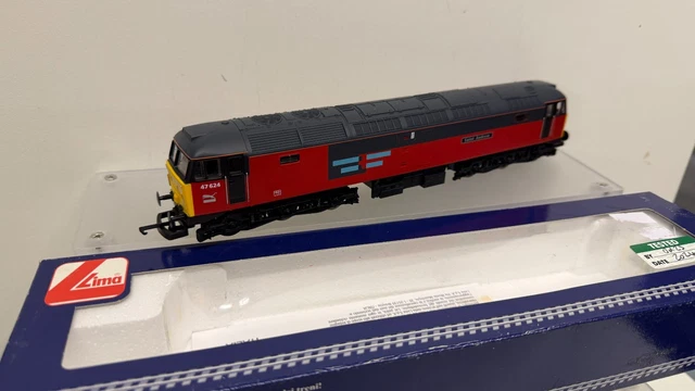 LIMA OO GAUGE Rail Express RES Class 47 47624 "Saint Andrew" Diesel ...