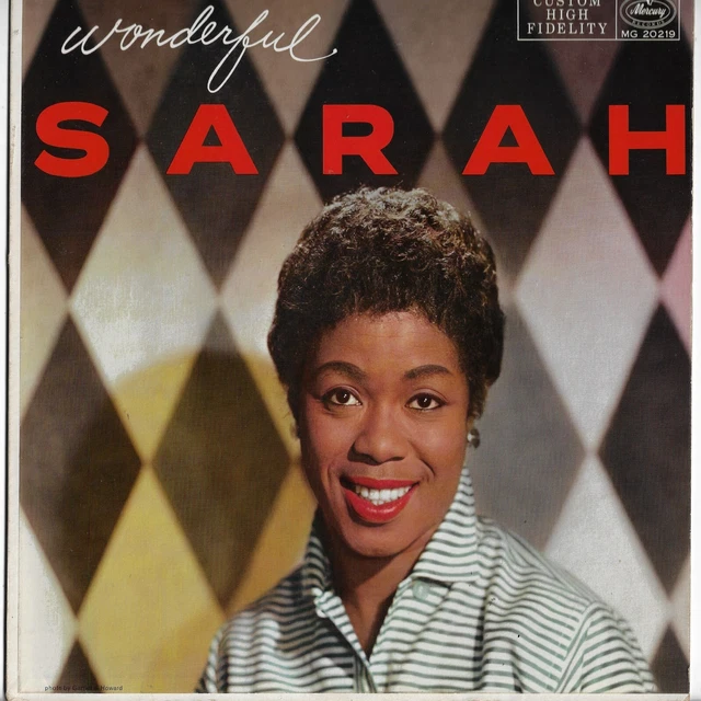 SARAH VAUGHAN WONDERFUL U.S. MERCURY LP MG-20219_original 1957 NICE £13 ...