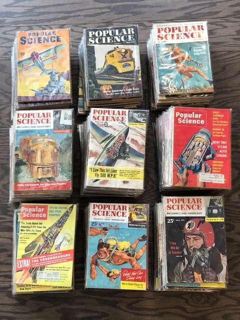 VINTAGE POPULAR SCIENCE Magazine Issues 1940-1960s £5.53 - PicClick UK