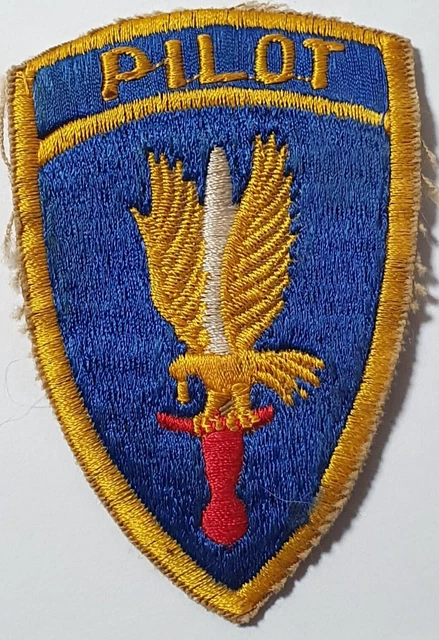 US ARMY 1ST Aviation brigade Pilot Cloth badge patch. Vietnam War Era £ ...