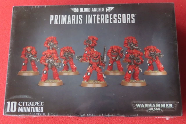 WARHAMMER 40,000 BLOOD Angels Primaris Intercessors Sealed Games ...