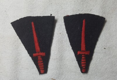 WW2 ORIGINAL BRITISH Royal Marine Commandos Shoulder Titles Patches £ ...