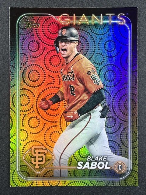 BLAKE SABOL 2024 Topps Series 2 feuille d'été #521 San Francisco Giants ...