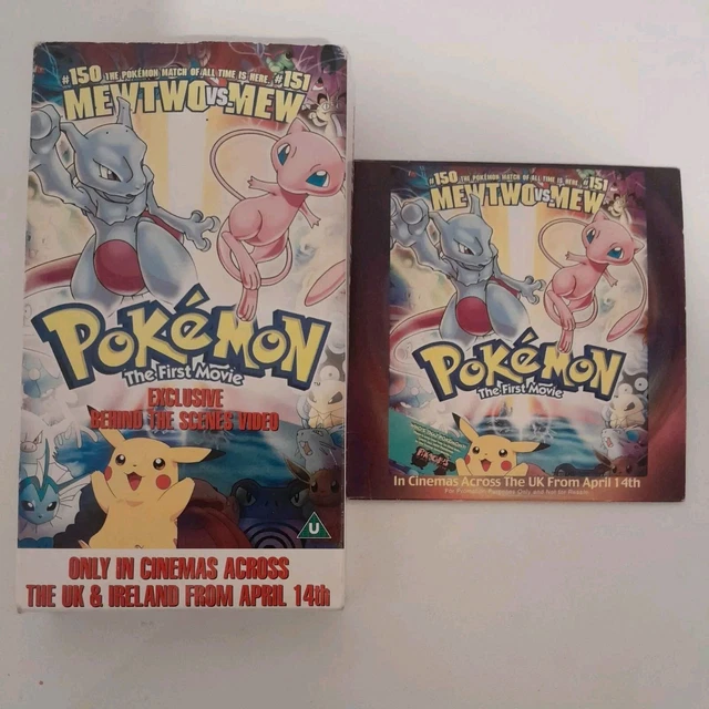 POKEMON THE FIRST Movie behind the scenes VHS And exclusive preview CD ...