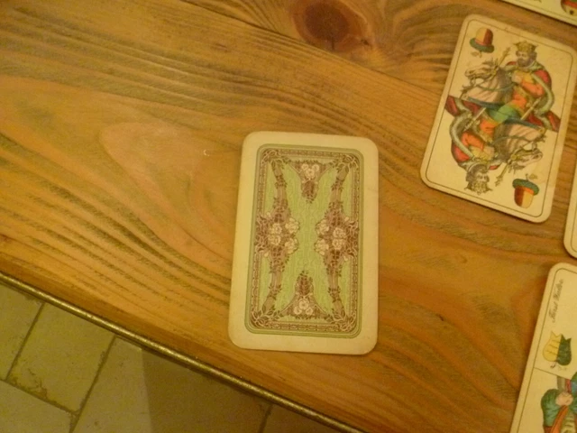 TRES ANCIEN JEU de 32 cartes vintage cards style aluette EUR 39,00 ...