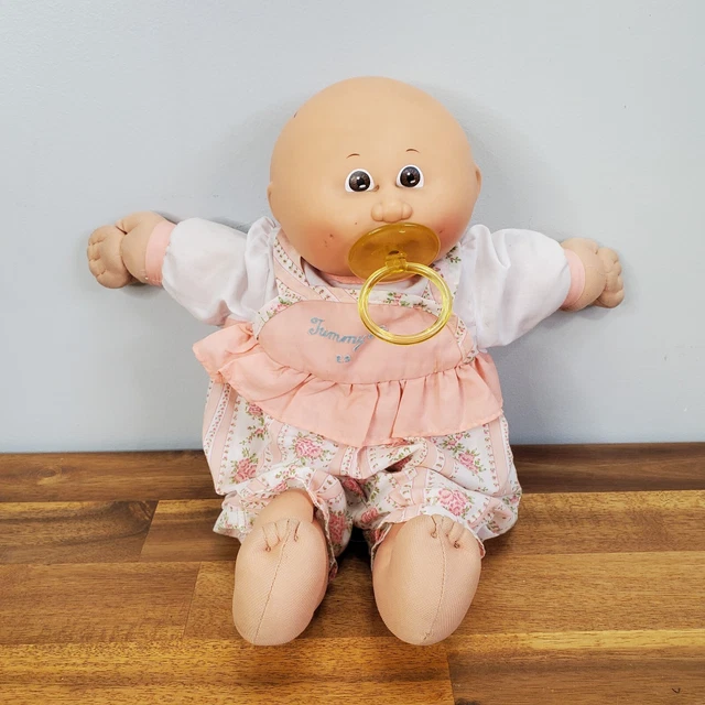 VINTAGE 1982 CABBAGE Patch Kids Bald Preemie Baby, Pink Dress ...