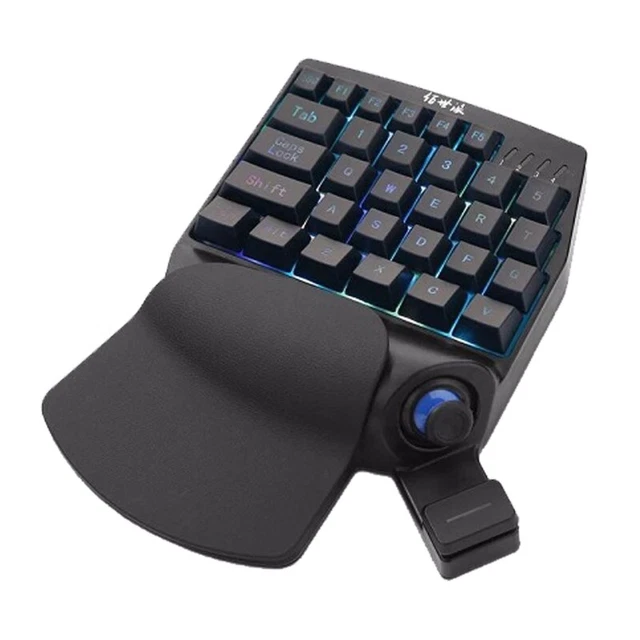 20CB WIRED GAMING Keyboard Mechanical Keyboard One Hand Automatic ...