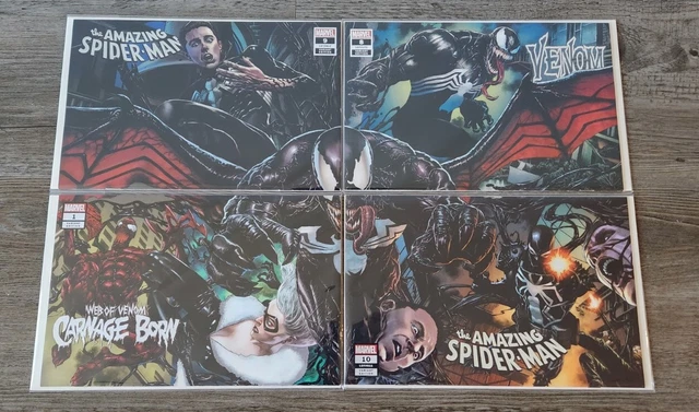 VENOM, AMAZING SPIDER-MAN - Variant Connecting Covers - Lot Marvel ...
