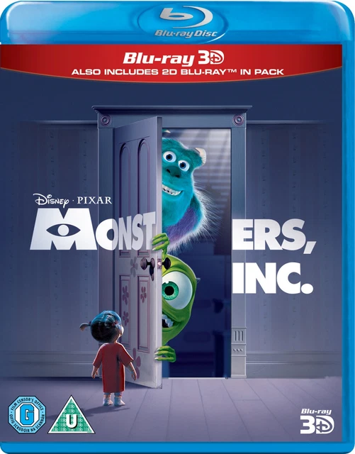 MONSTERS, INC. (BLU-RAY) Steve Buscemi James Coburn Mary Gibbs Billy ...