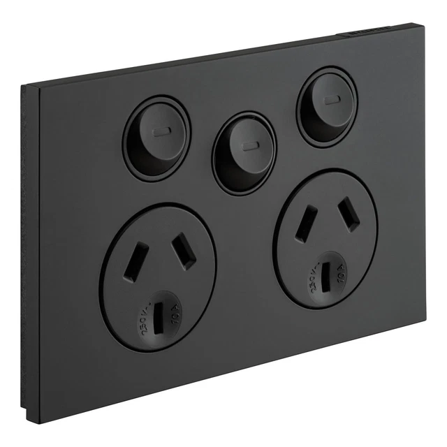 10A 250V OUTLET Twin with Extra Switch Socket $210.64 - PicClick AU