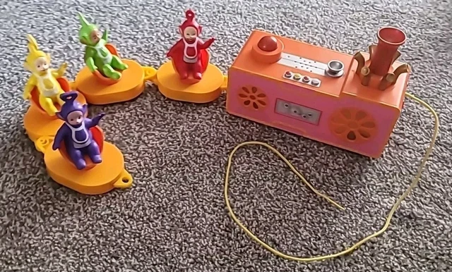 TELETUBBIES PULL ALONG Tubby Custard Toy Train With Sound & Lights ...