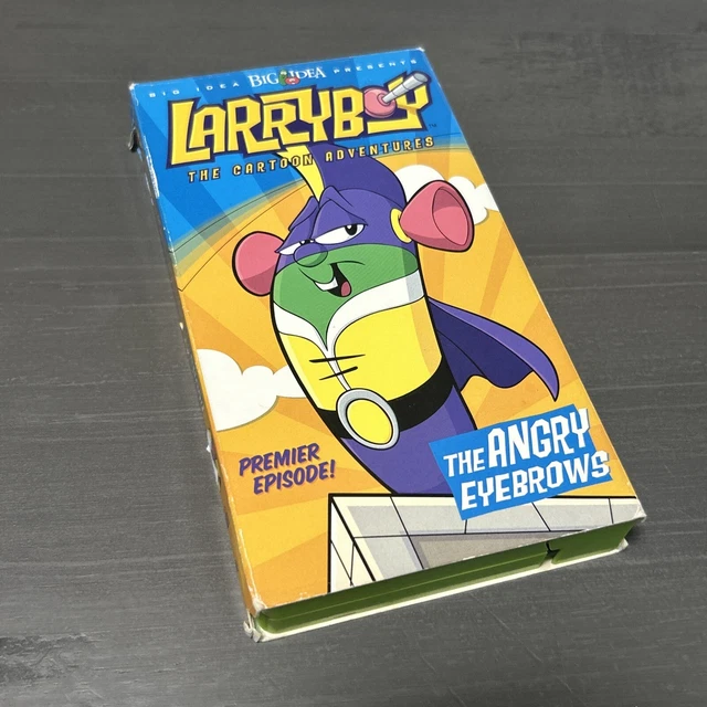 VEGGIETALES LARRY BOY Cartoon Adventures Angry Eyebrows VHS New Sealed ... VEGGIETALES LARRY BOY Cartoon Adventures Angry Eyebrows VHS New Sealed ...