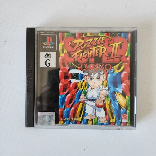 SUPER PUZZLE FIGHTER Turbo 2 Playstation PS1 Game + Manual PAL Free ...