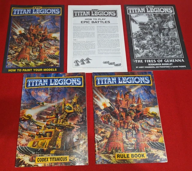 TITAN LEGIONS RULES , Codex Titanicus and other rules sheets £40.24 ...