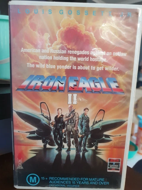 IRON EAGLE 2 VHS movie Video Cassette Tape Cult Action Adventure $14.36 ...