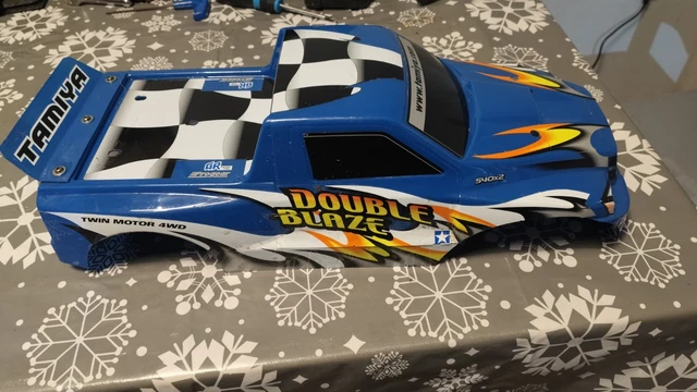 TAMIYA DOUBLE blaze body shell twin motor wheels £47.50 - PicClick UK