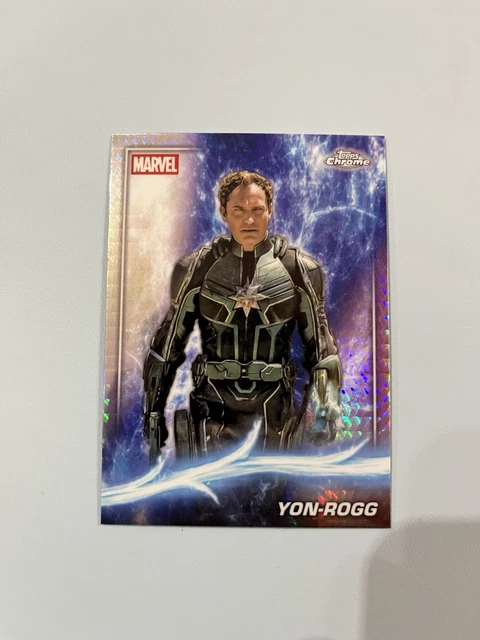 2025 TOPPS CHROME Marvel Studios Yon-Rogg Prism Refractor EUR 10,00 ...