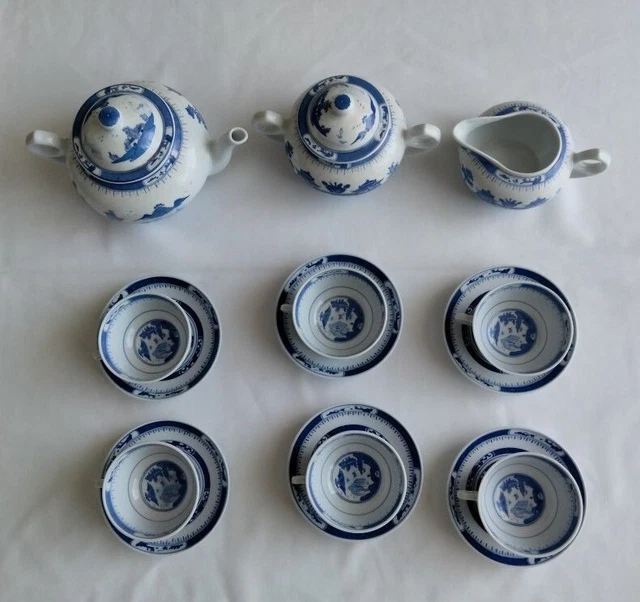 1950S JING DE Zhen People Porcelain Factory Tea Set £136.61 - PicClick UK