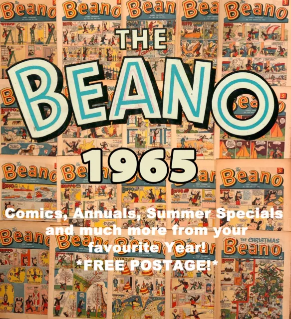 BEANO COMICS, ANNUAL, Summer Special from 1965 #1172 - 1223 Choose your ...