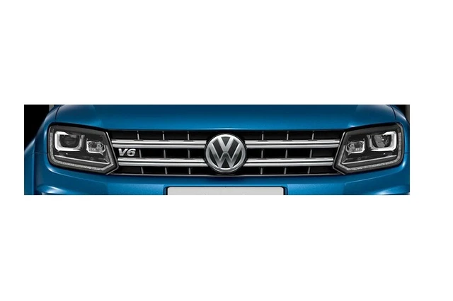 ORIGINAL VW AMAROK V6 Lettering Front Grille Emblem Logo Chrome £71.75 ...