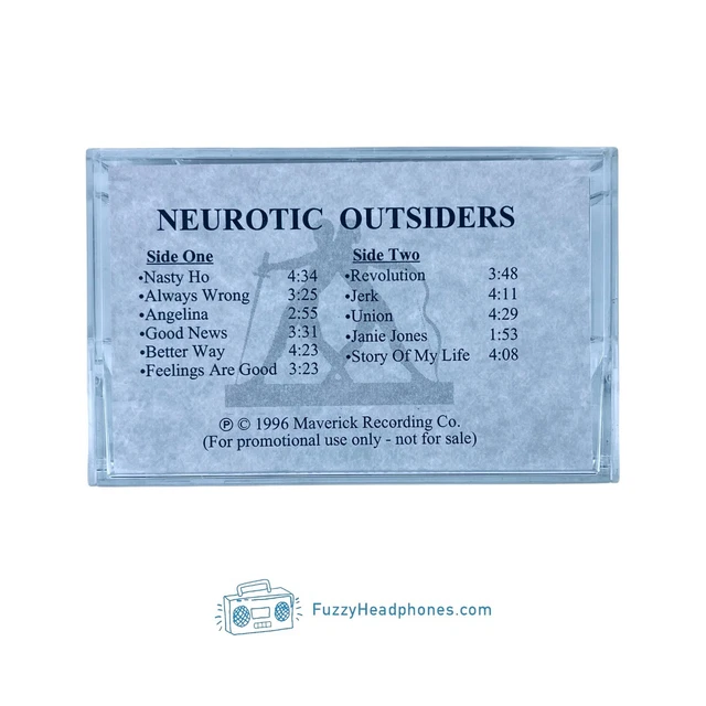 NEUROTIC OUTSIDERS - Self-Titled Cassette Tape (1996) Duff McKagan ...