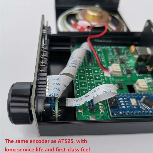 RÉCEPTEUR RADIO COMPLET ATS20+Si4732 FM AM MW SW SSB fonction de charge ...