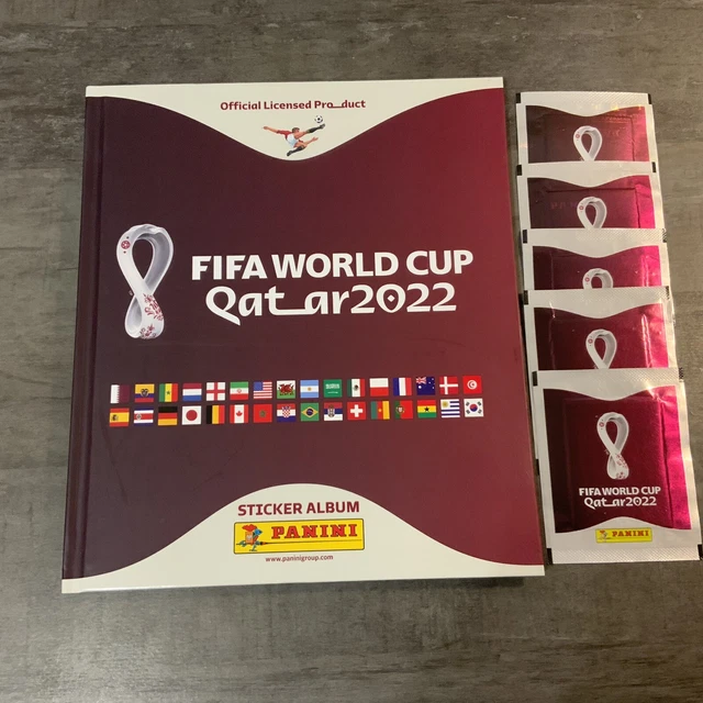 FIFA WORLD CUP QATAR 2022 - Album Rigide + 5 Pochettes Stickers Panini ...