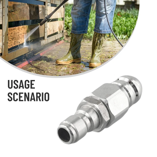 QUICK PLUG 14 Drain Nozzle Stainless Steel Even Spray Anti Block Long ...