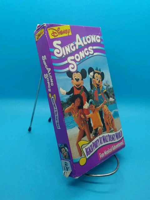DISNEY’S SING ALONG Songs Beach Party at Walt Disney World VHS Video ...