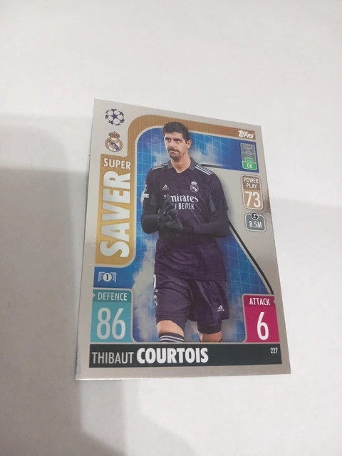 TRADING CARD THIBAUT Courtois Real Madrid NEW £1.04 - PicClick UK