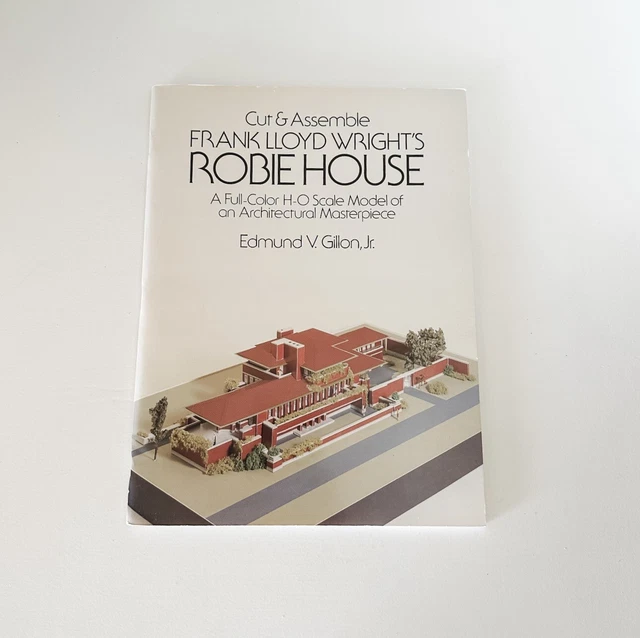 Frank Lloyd Wrights Robie House Cut And Assemble Activity Book 1987 Model Uncut Eur 11 57