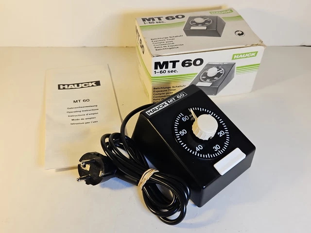 COMPTE-POSE MINUTEUR HAUCK MT60 1-60 sec. 220V - Labo Agrandissement ...