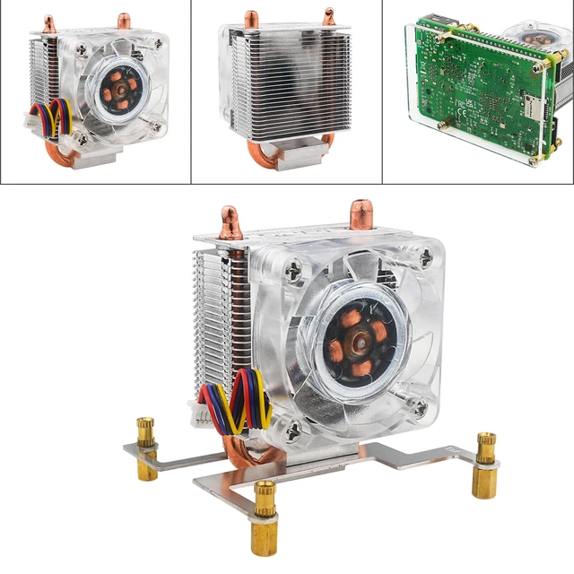 RASPBERRY PI 5 Tower Fan Raspberry Pi 5B Ice Tower Radiator ICE Cooling ...