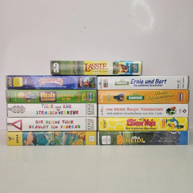VHS LOT 11 German Movies TV Series Childrens Educational School Bulk ...