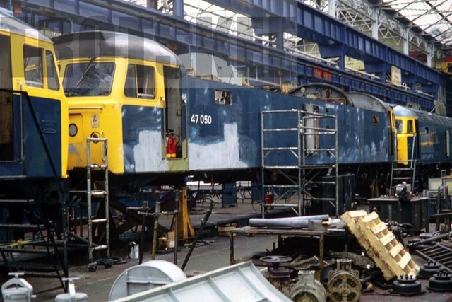35MM SLIDE BR British Railways Diesel Loco Class 47 47050 1982 Original ...