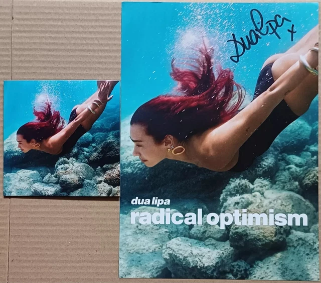 DUA LIPA - Radical Optimism Extended Version CD & SIGNED A4 Poster New ...