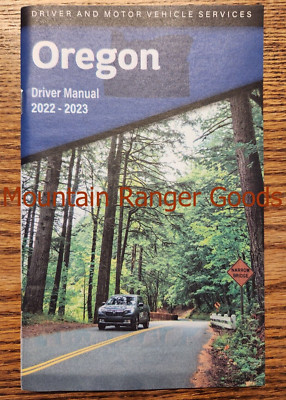 2022 2023 OREGON DMV Driver Drivers Handbook Manual English Version ...