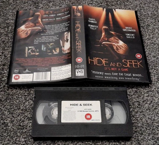 HIDE AND SEEK Daryl Hannah Jennifer Tilly Big Box Ex Rental Pal Vhs ...